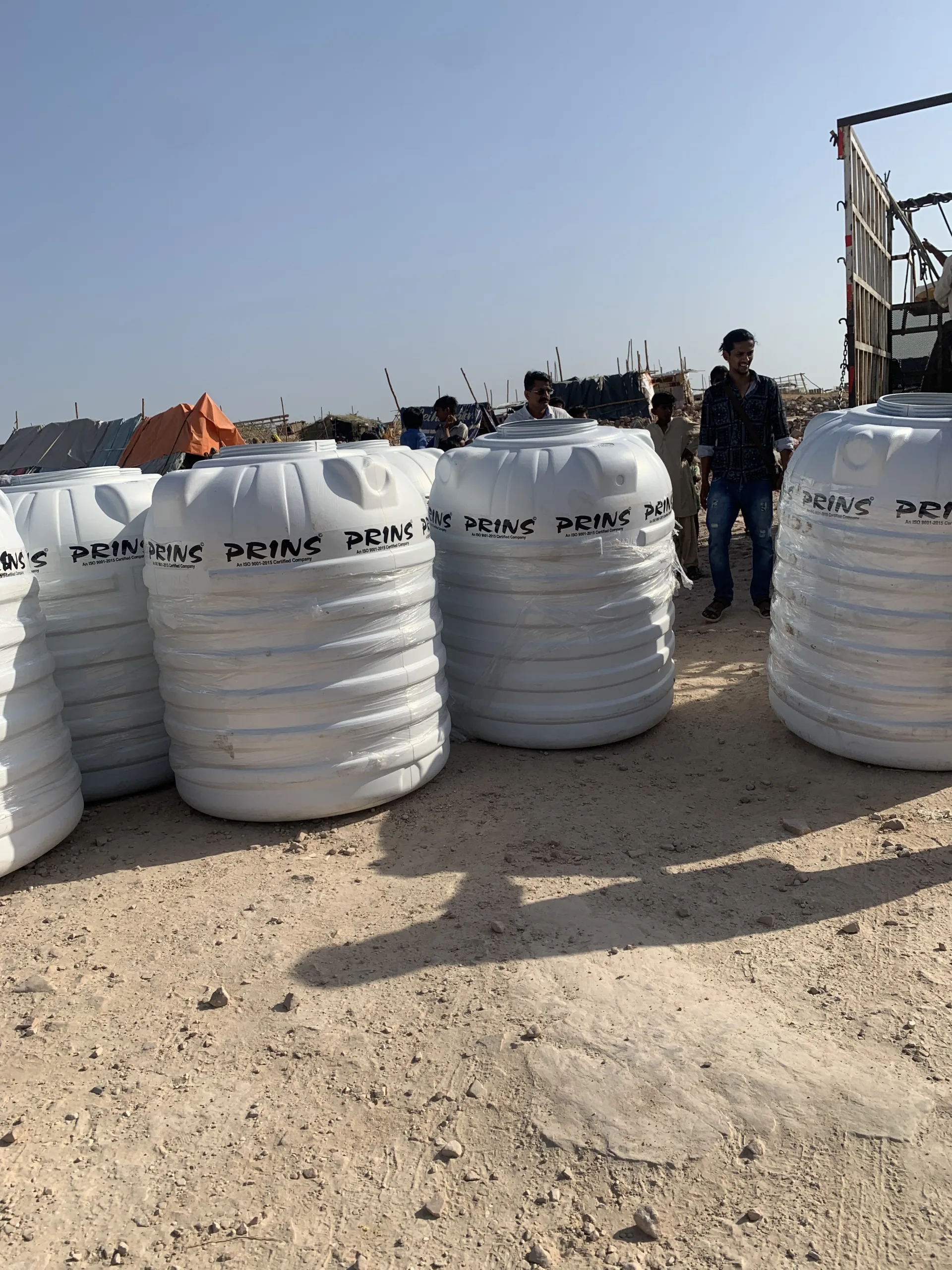 10 Water Tanks Given To Pak Hindu Refugee Families Living in Jaisalmer